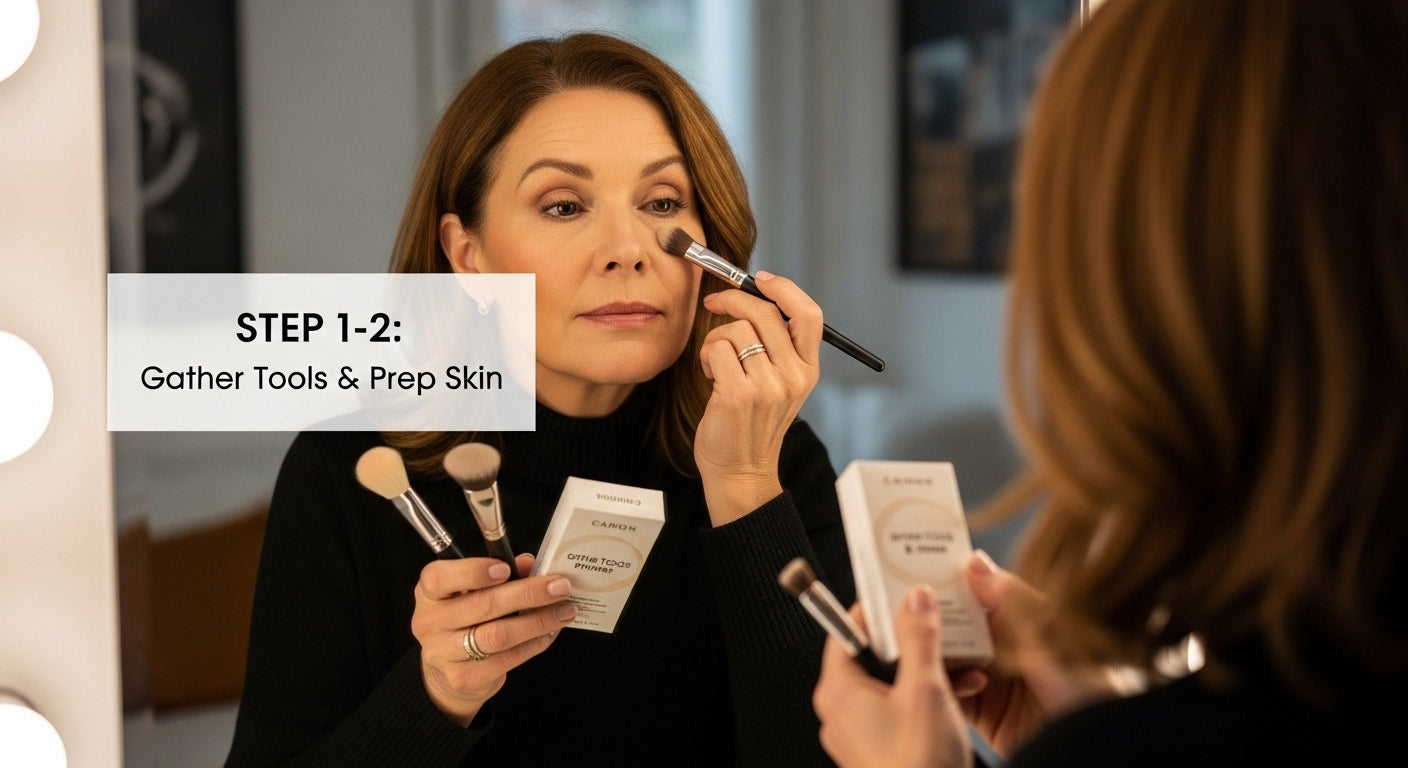 Step by Step Natural Makeup Guide for Women Over 40 – Luméra Cosmetica